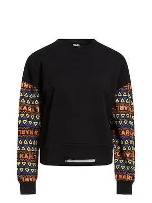 Karl Lagerfeld Organic Cotton Blend Sweatshirt - Black