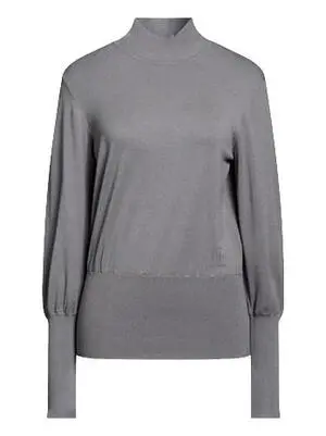 SILVIAN HEACH Long Sleeve Turtleneck Sweater - Grey