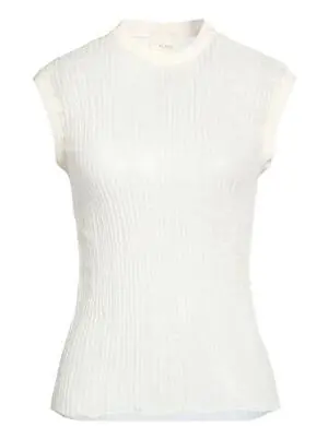 ALYSI Crème Top Size Virgin Wool, Silk, Polyamide - Ivory