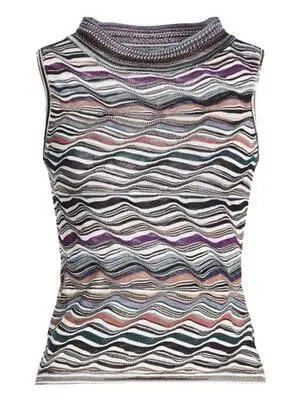 Missoni Sleeveless Knitted Top - Blue