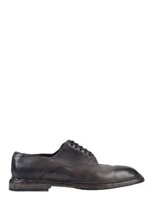 Dolce & Gabbana Calfskin Lace-up Oxford Shoes - Lead