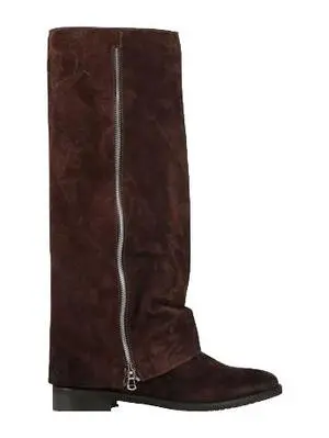 OVYE Chocolate Leather Boots - Brown