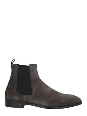 ROBERTO CAVALLI ROBERTO CAVALLI Charcoal Leather Suede Chelsea Boots