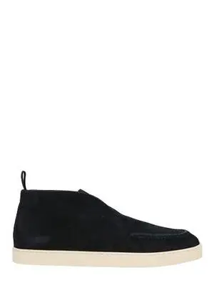 Giorgio Armani Suede Ankle Boots - Blue