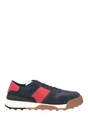 TOD'S Leather And Textile Fiber Low-top Sneakers - Blue