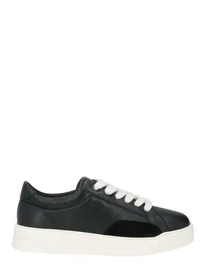 Hogan Leather Lace-up Low-top Sneakers - Black