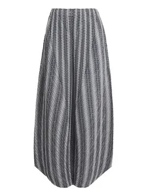 Issey Miyake Wide Leg Trousers - Grey