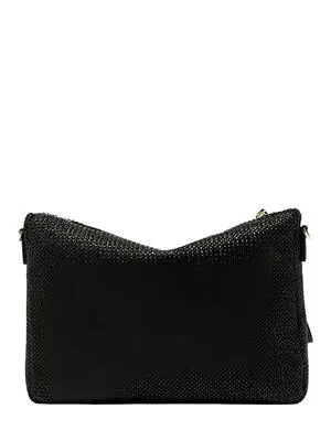GIANNI CHIARINI Nora Woven Clutch Bag - Black