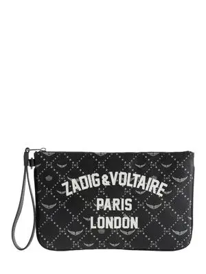 Zadig&Voltaire Z Pouch Resort London Clutch Bag - Black