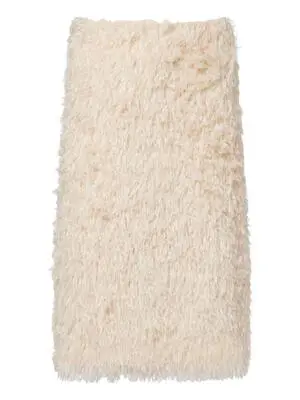 TOTEME High-rise Pencil Skirt - Beige