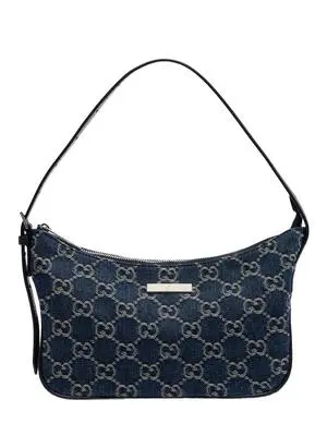 Gucci Gucci Lady Lunetta GG Small Shoulder Bag Blue