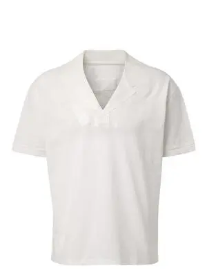 MAISON MARGIELA Cotton Piqué Polo Shirt - White