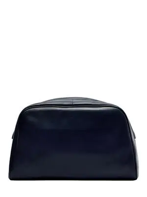 THE ROW Leila Small Leather Clutch - Blue