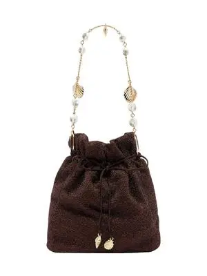 OSEREE Oséree Lumière Embellished Bucket Bag