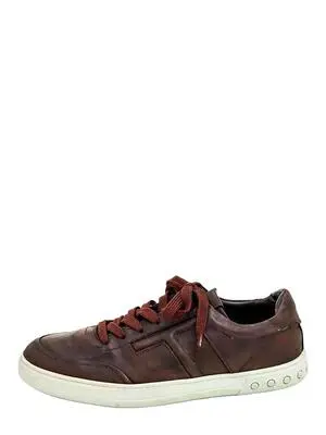 TOD'S Low-top Leather Sneakers - Brown