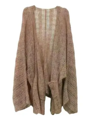 YANGKEHAN YANGKEHAN Open-Knit Mohair-Blend Cardigan