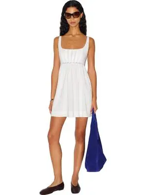 REFORMATION Reformation Alaska Mini Dress With Lace Details