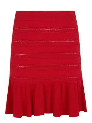BLUGIRL Viscose Skirt - Red