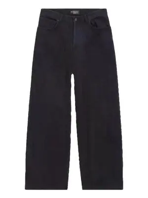 Balenciaga Wide Leg Jeans - Black