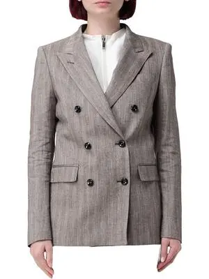 Tagliatore Double Breasted Blazer - Brown
