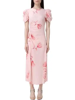 MAR DE MARGARITAS Mar De Margaritas Printed Dress Peach