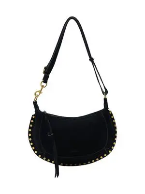 Isabel Marant Étoile Oskan Moon Suede Bag Black