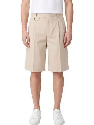 Drole De Monsieur Tailored Pleated Shorts - Brown