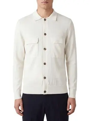 ELEVENTY Eleventy Button-Detailed Knit Sweater With Spread Collar