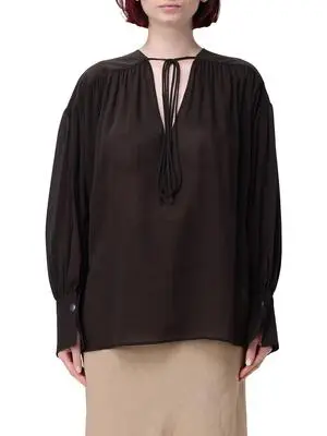 Pinko Tie Detailed Blouse - Brown
