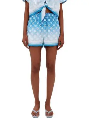Casablanca Printed Shorts - Blue