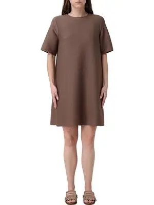 Max Mara MM Max Mara Crêpe T-Shirt Dress Hazel