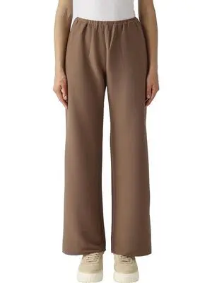 Max Mara Stretch Jersey Straight Trousers - Coffee