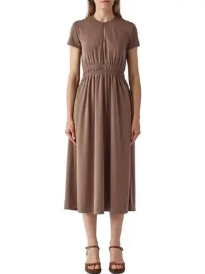 Max Mara Midi Dress - Coffee