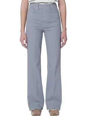 A.p.c. Flared Jeans In Organic Cotton Denim - Blue