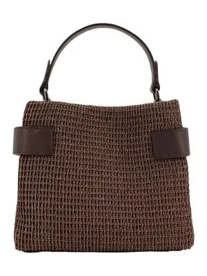 Brunello Cucinelli Mini Handbag With Embroidery - Dark