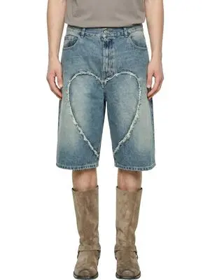 CARNE BOLLENTE Denim Shorts - Blue