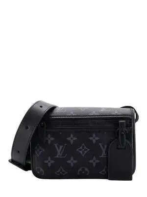 LOUIS VUITTON Louis Vuitton Bosphore Wearable Wallet Monogram Eclipse Canvas Shoulder Bag Black