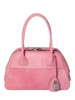 Miu Miu Vivant Nappa Leather Bag - Pink