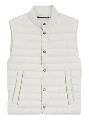 BOSS Water-repellent Down-filled Vest - White