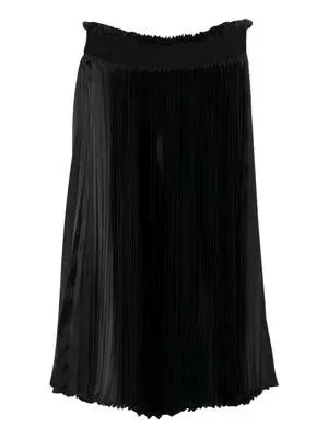 ALAINPAUL Pleated Midi Skirt - Black