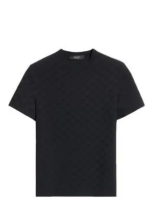 Gucci Technical Gg Fabric Jacquard T-shirt - Black