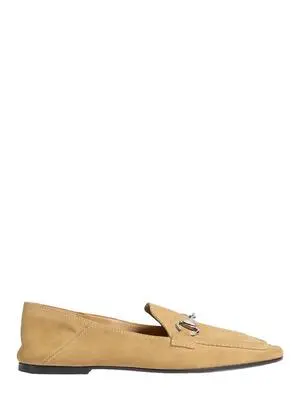 Gucci Gucci Jordaan Soft Suede Loafer With Horsebit Detail Beige