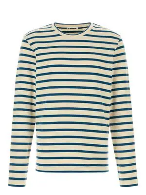 JIL SANDER Embroidered Cotton T-shirt - Multicolor