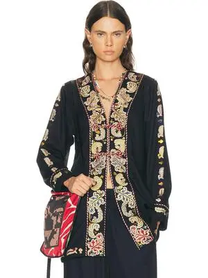 BODE Embroidered Runner Jacket - Multi