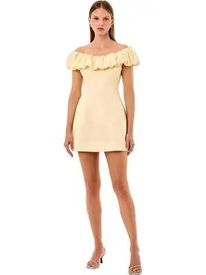 NICHOLAS Uma Dress - Custard