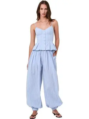 NICHOLAS Liselle Pant - Blue Multi Stripe