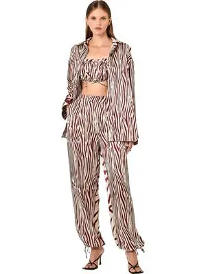 NICHOLAS Nori Pants - Brick Toledo Print