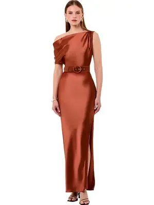 NICHOLAS Eartha One-Shoulder Maxi Dress