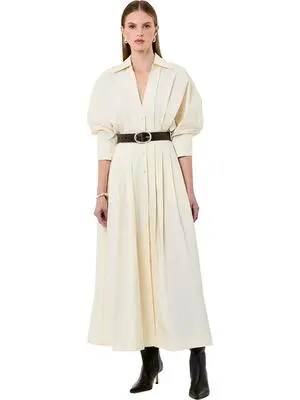 NICHOLAS Lanae Dress - Chalk