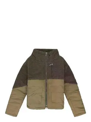 Rhude Two-tone Sherpa Jacket - Green